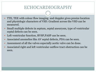 Ventricular septal defects | PPTX