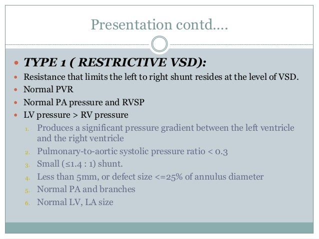 Ventricular septal defects