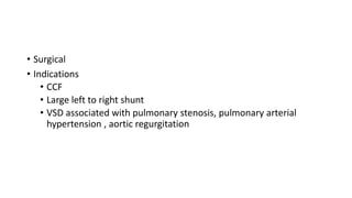 Ventricular septal defect (vsd) | PPT