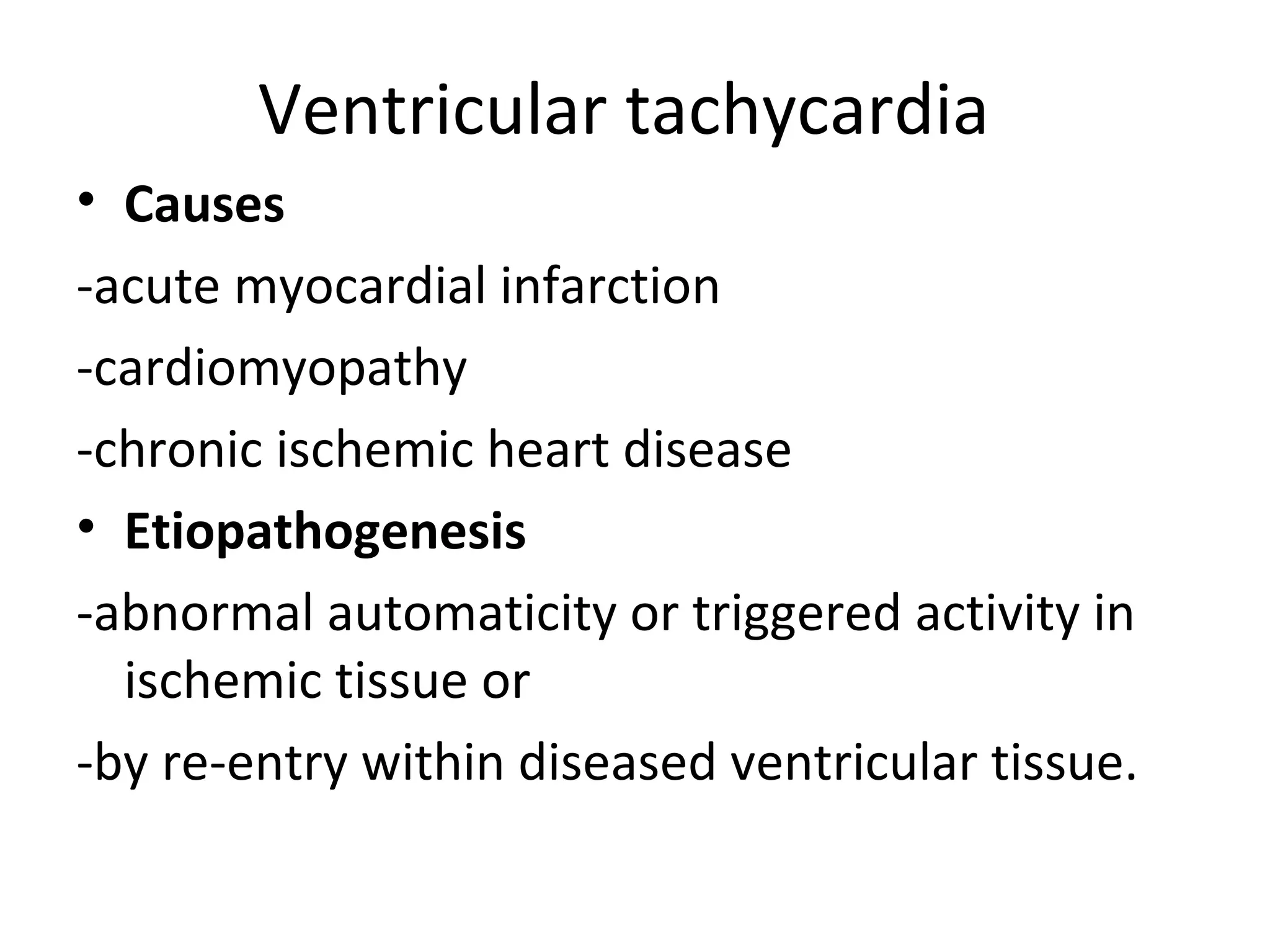 Ventricular tachyarrhythmias | PPT