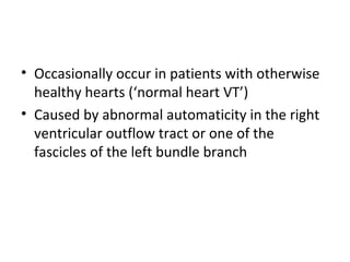 Ventricular tachyarrhythmias | PPT