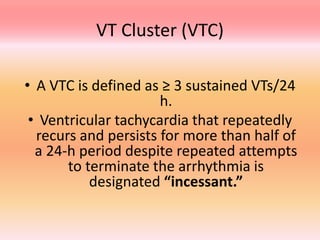Ventricular tachycardia | PPT