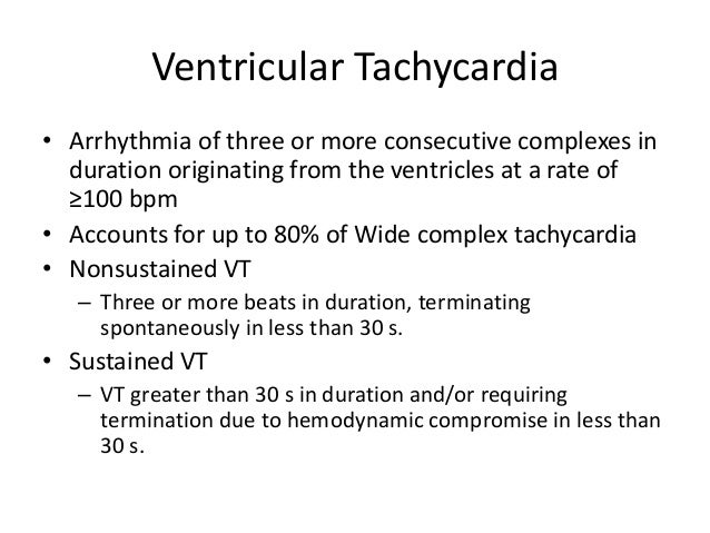 Causes Of Ventricular Tachycardia