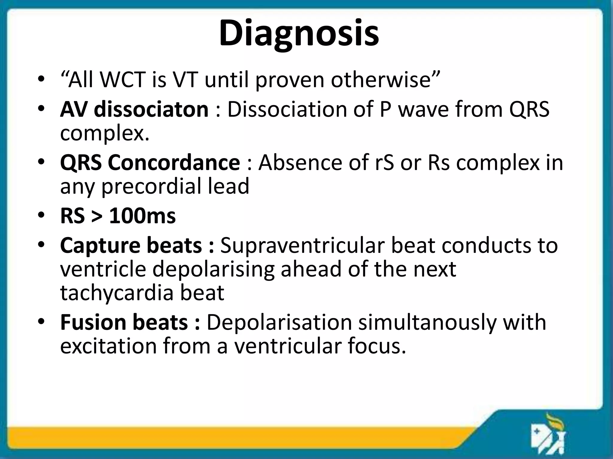 Ventricular tachycardia | PPTX