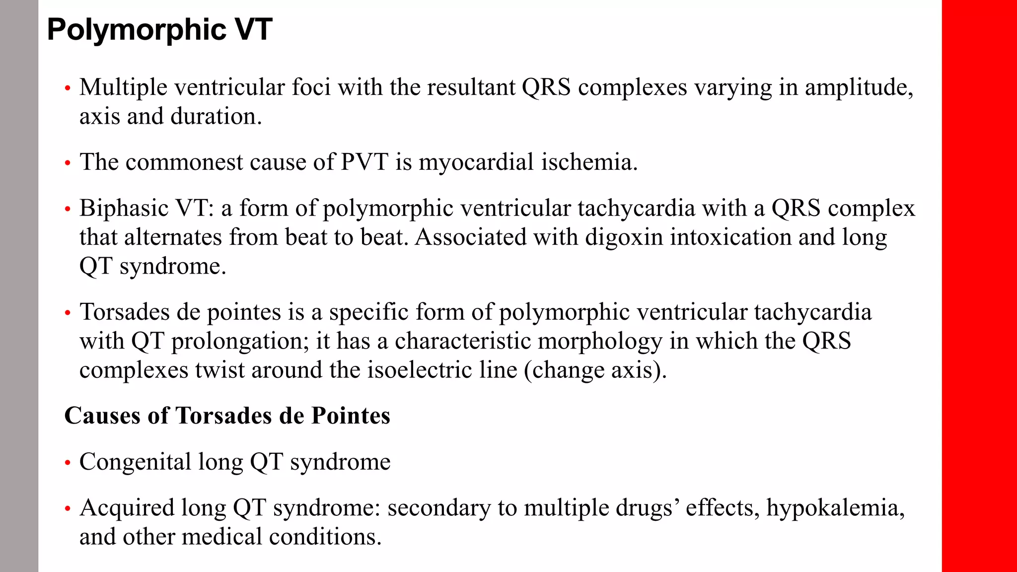 Ventricular tachycardia, ventricular flutter, and ventricular ...