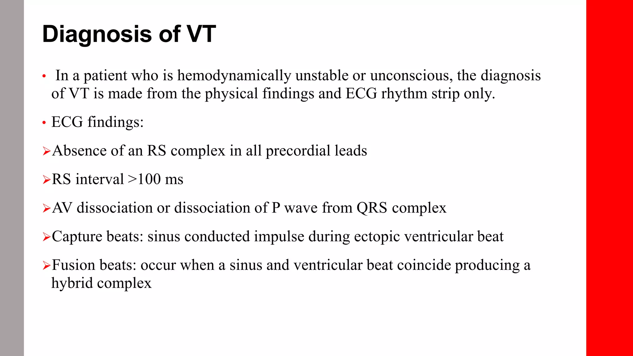 Ventricular tachycardia, ventricular flutter, and ventricular ...