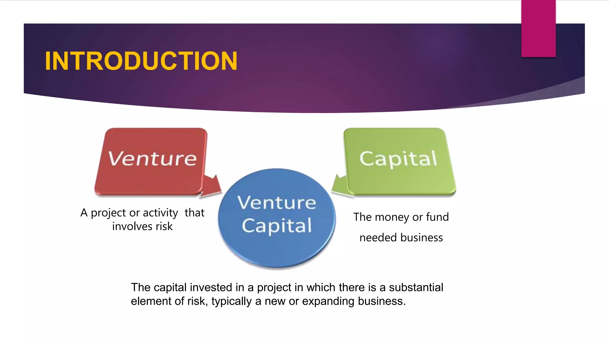 new Venture development and venture capital | PPTX