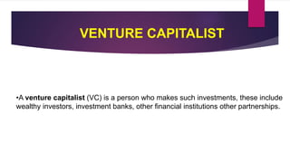 new Venture development and venture capital | PPTX