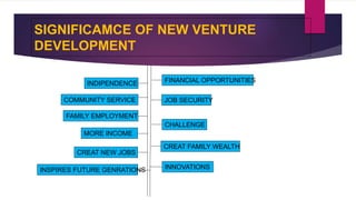 new Venture development and venture capital | PPTX