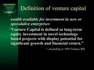 Venture capital | PPT