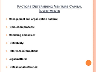 Venture capital | PPTX