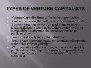 Venture capital (Reliance Ventures) | PPT