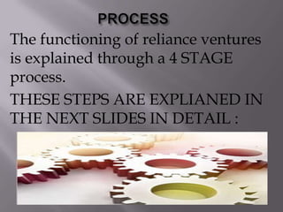 Venture capital (Reliance Ventures) | PPT