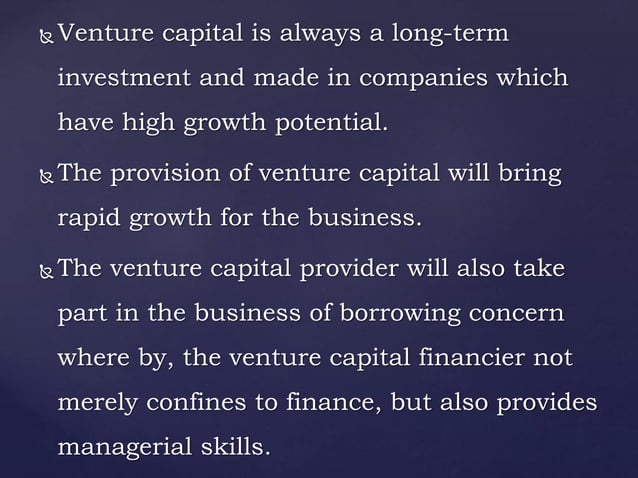 Venture capital Definition, Meaning, Features, Method of financing ...