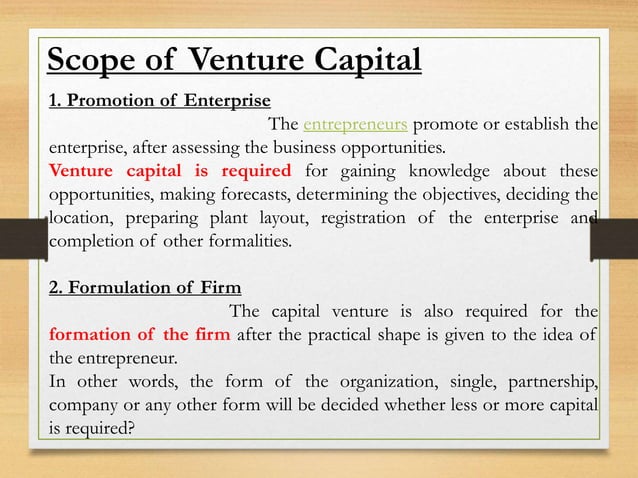 Venture capital | PPTX