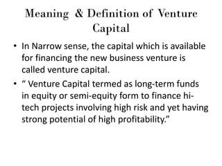 Venture capital p pt | PPT