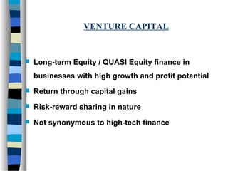 Venture capital financing a | PPT