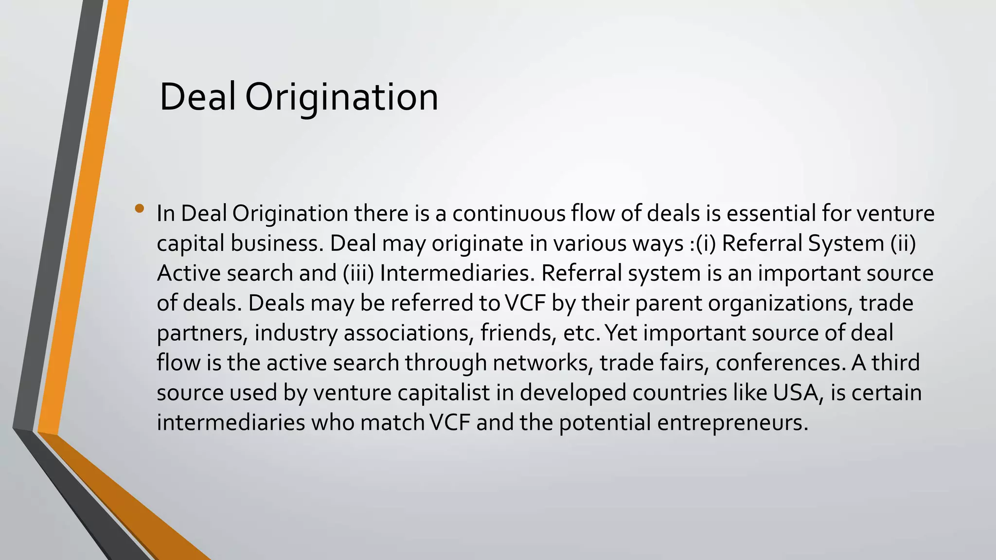 Venture capital financing | PPTX