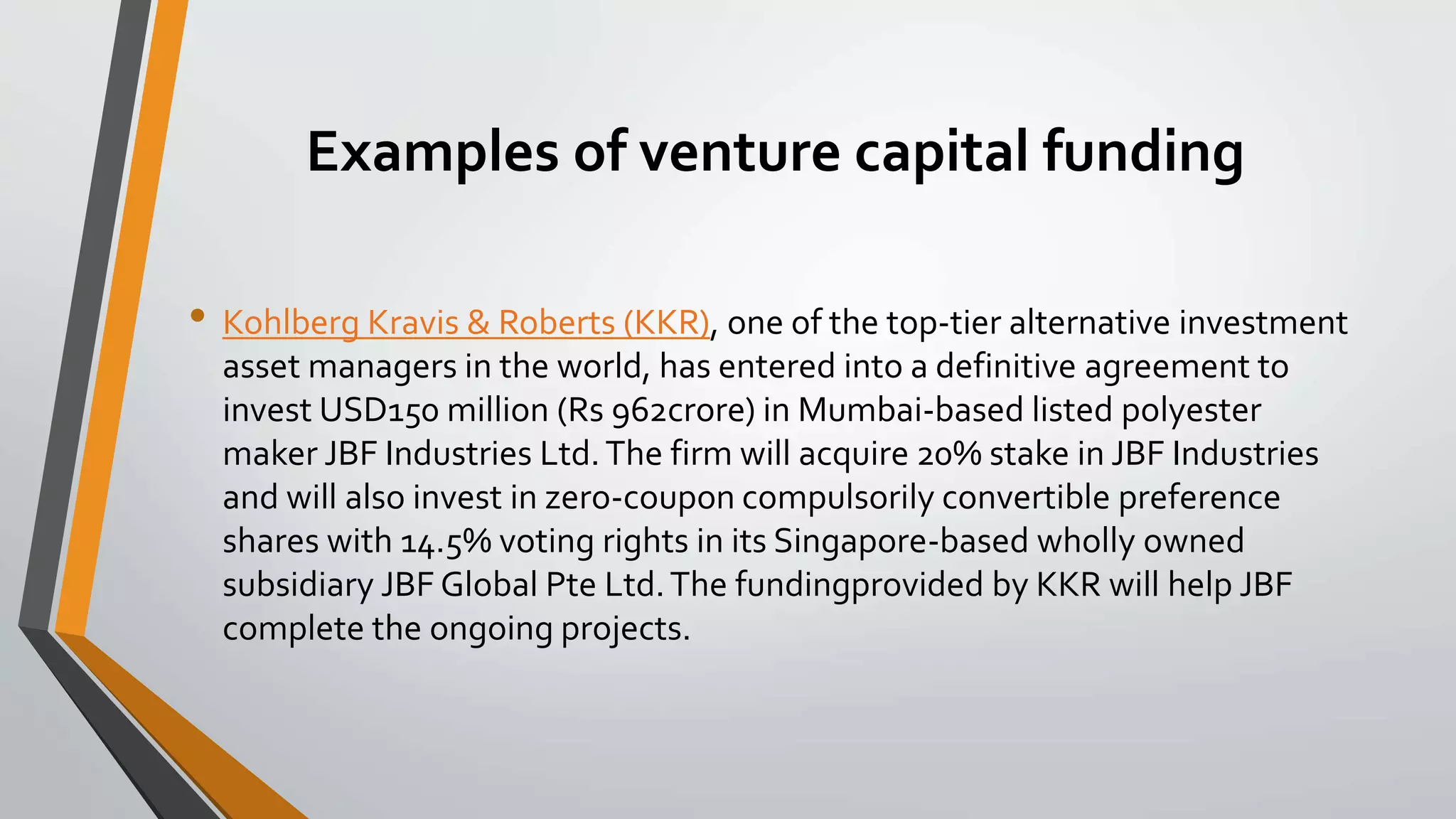 Venture capital financing | PPTX