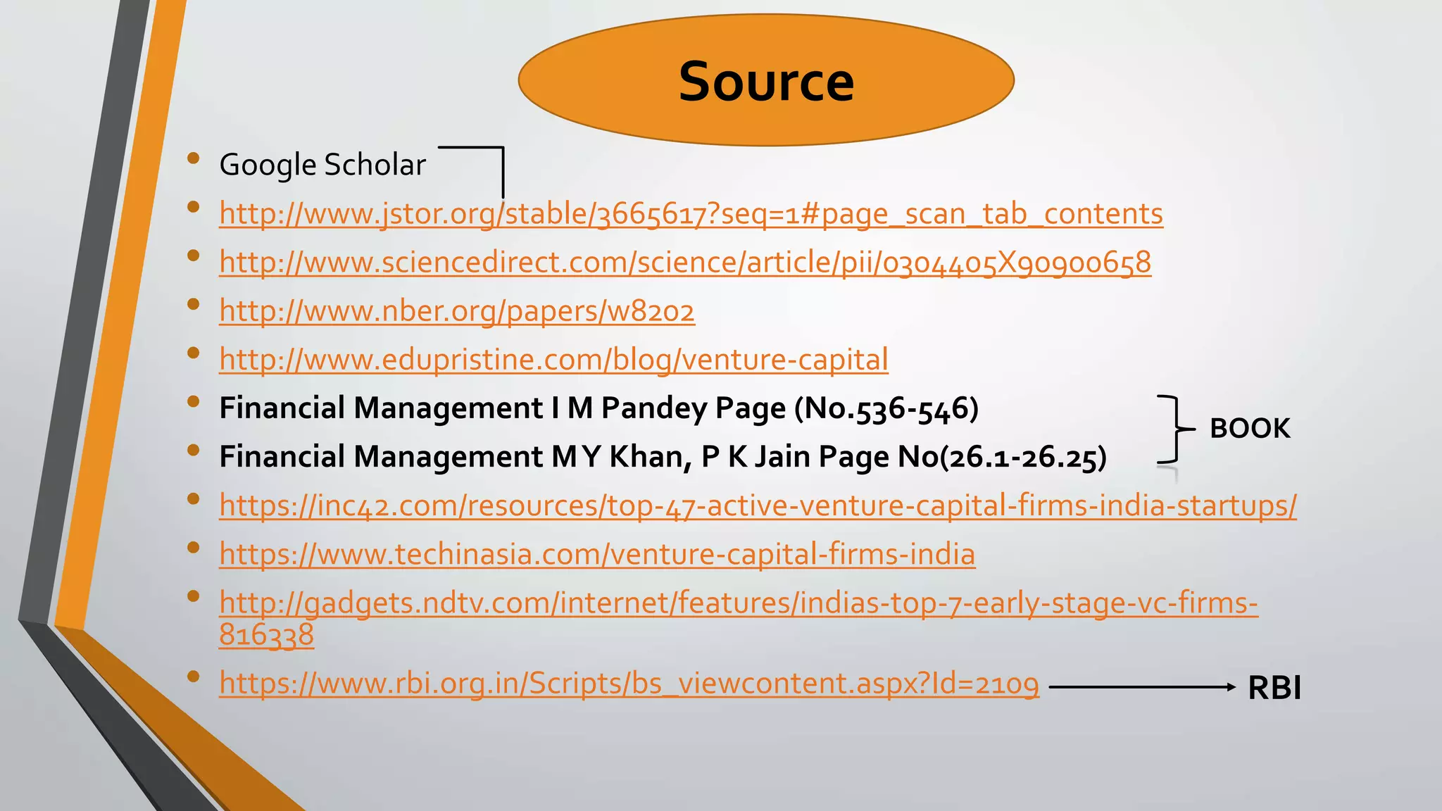 Venture capital financing | PPTX