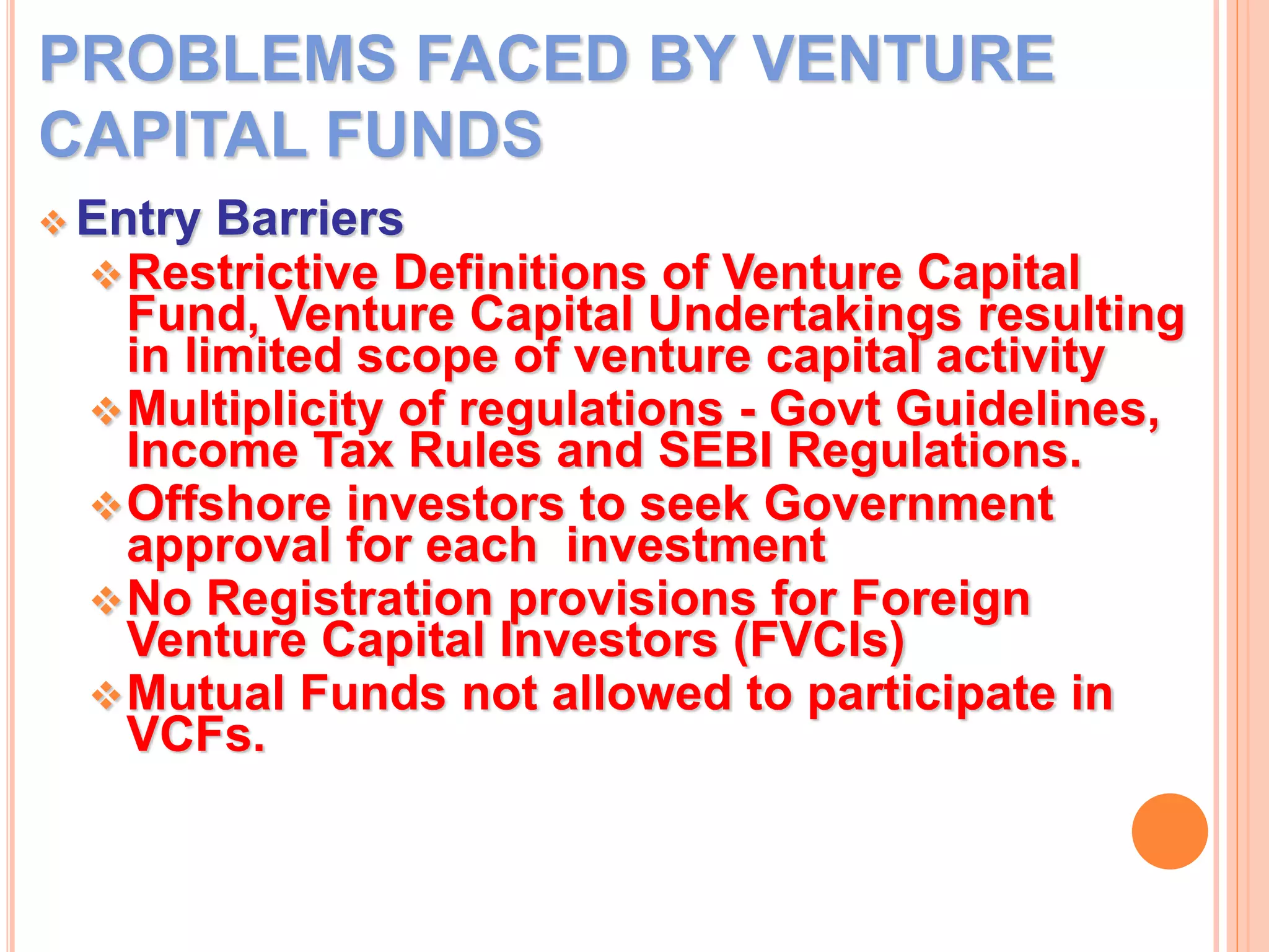 Venture capital in india | PPTX