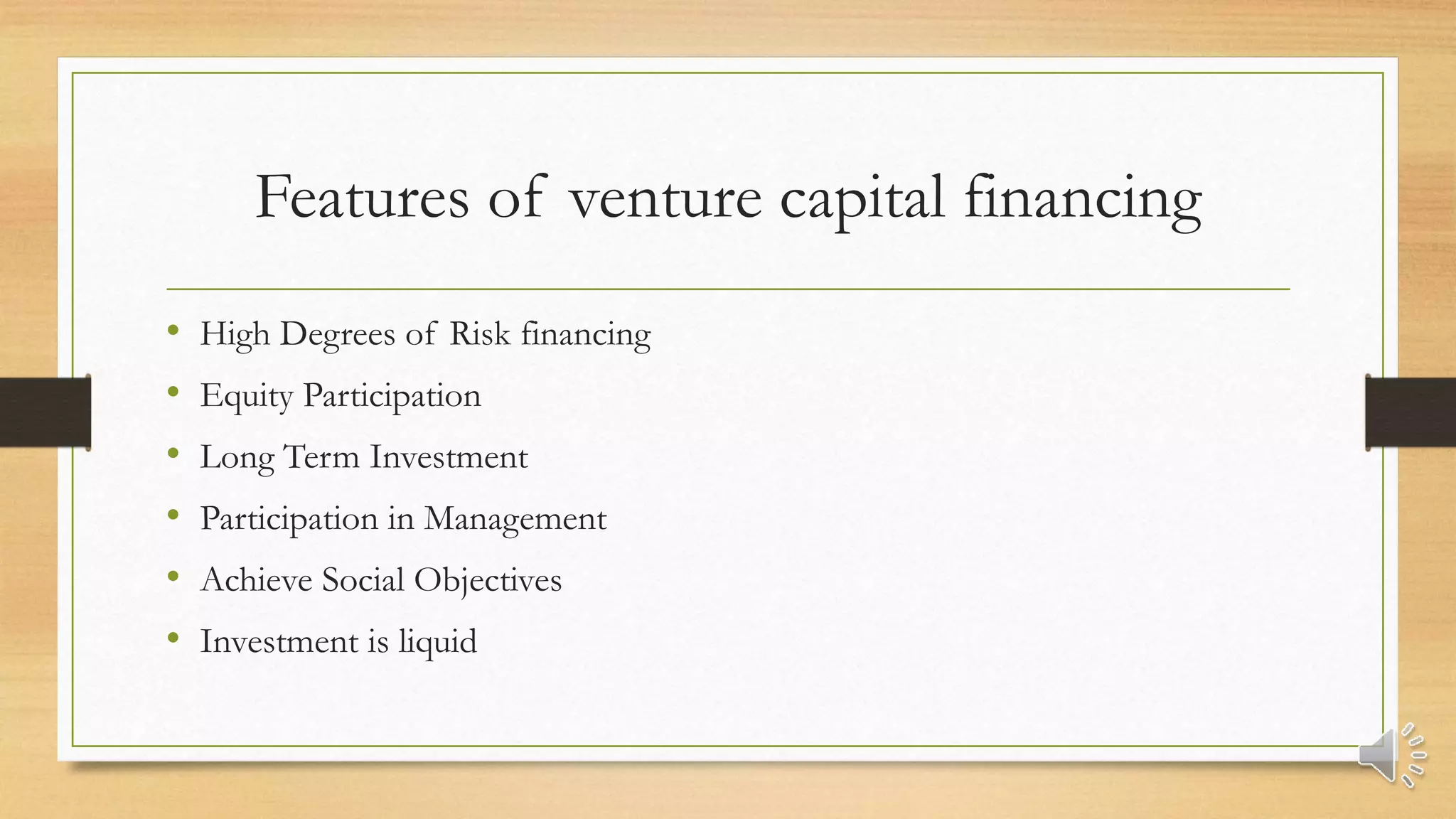 Venture capital notes.pptx | Venture Capital | Business Banking & Finance