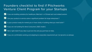 What is Venture Client for Startup entrepreneur | PDF