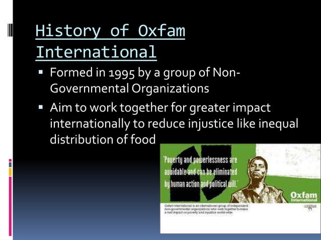 Oxfam International (Venture) | PPT