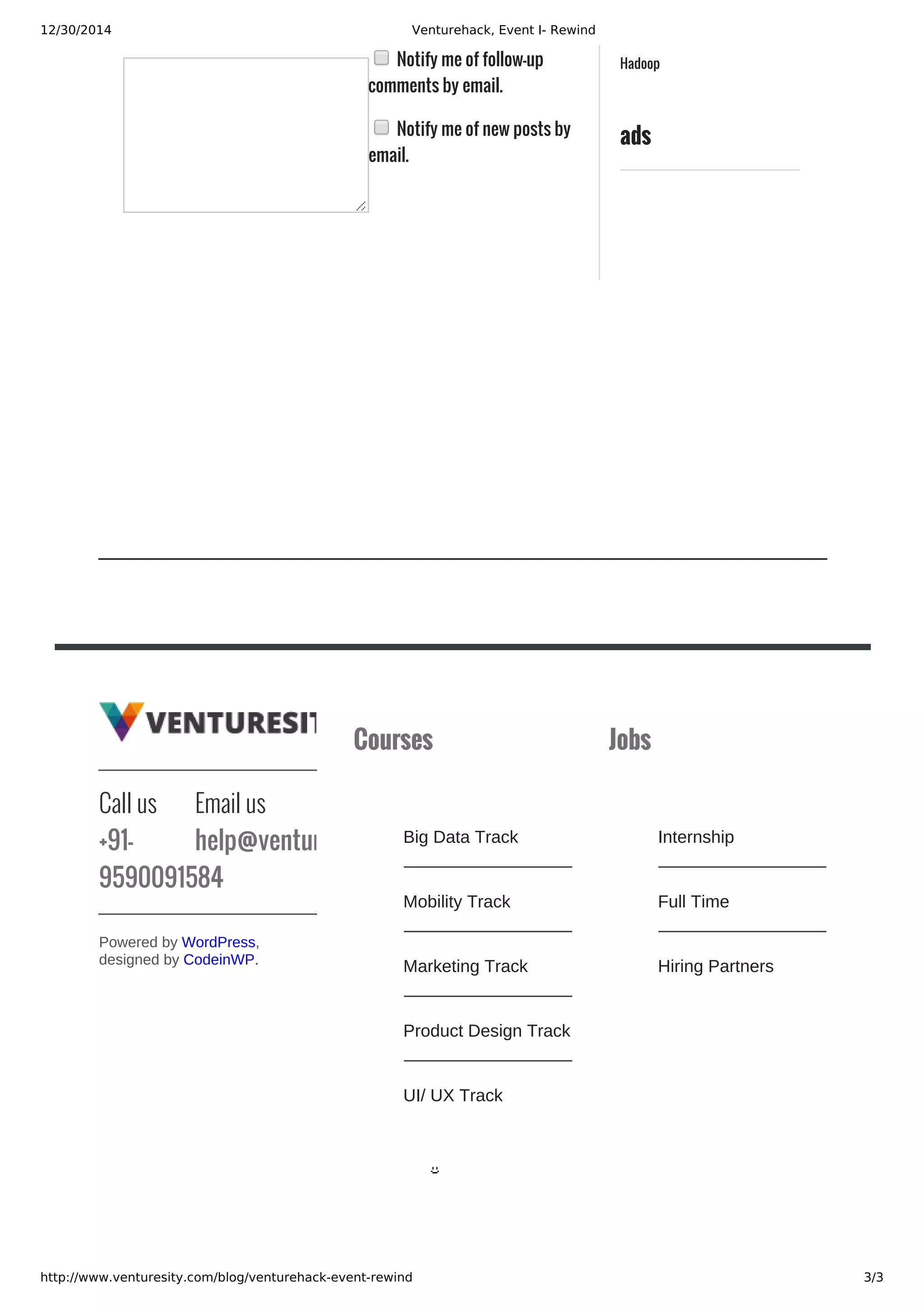 Venturehack, event i rewind | PDF | Job Fairs | Job Search