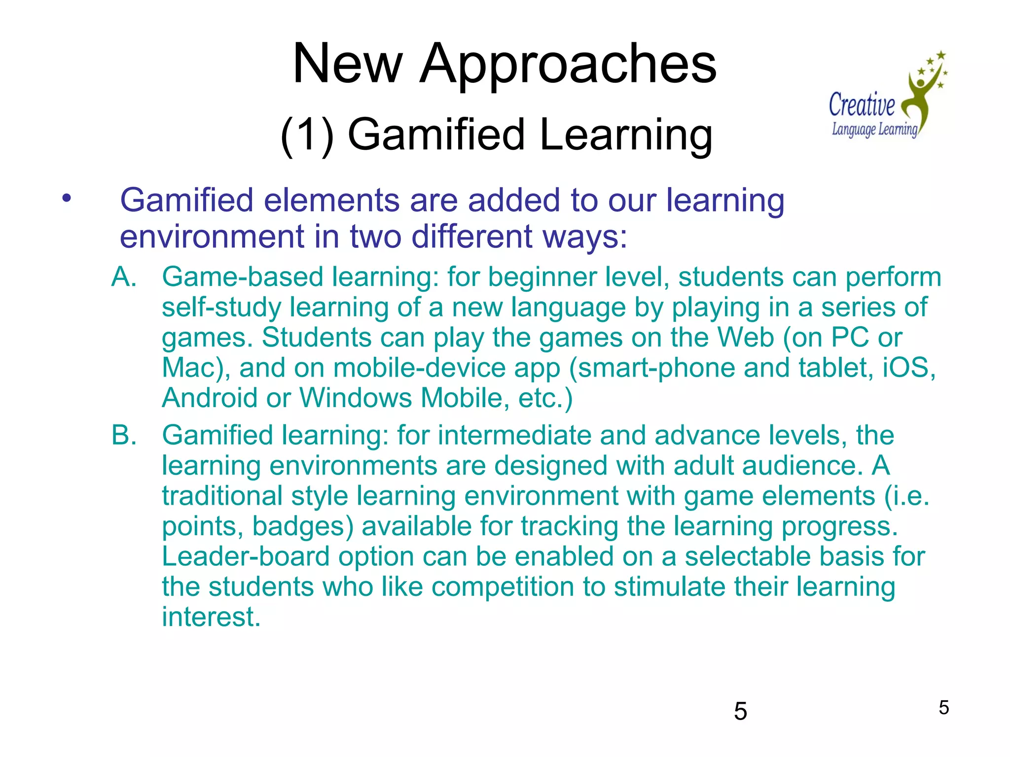 Venture lab –Design a new language learning environment - by the ...