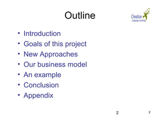 Venture lab –Design a new language learning environment - by the ...