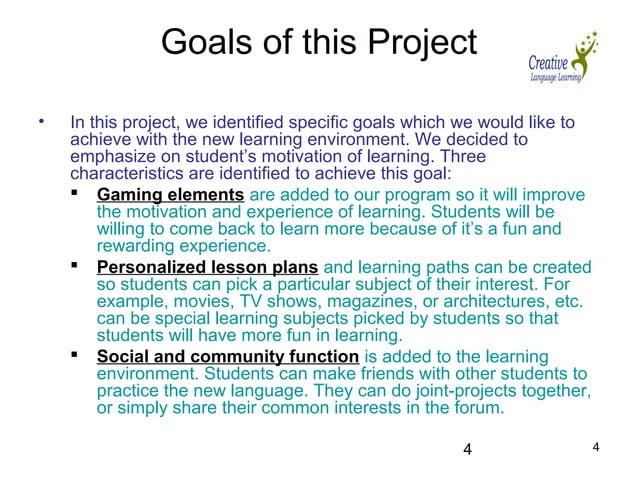 Venture lab –Design a new language learning environment - by the ...