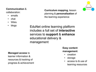 EduNet - Transforming education through technology | PPTX