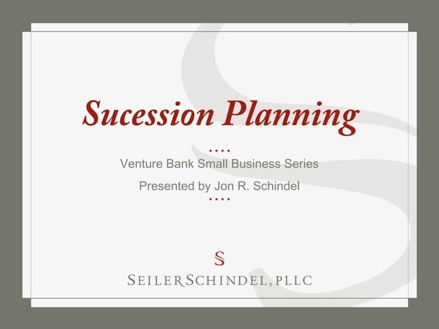 Succession Planning for Small Business | PPT