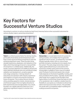 Venture Studios - The Future of Venture Capital and Startup Creation | PDF