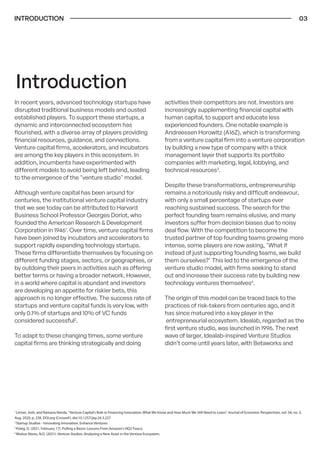 Venture Studios - The Future of Venture Capital and Startup Creation | PDF