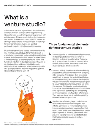 Venture Studios - The Future of Venture Capital and Startup Creation | PDF