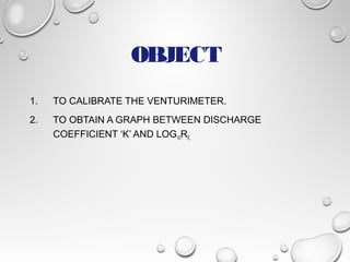 flow through venturimeter | PPT