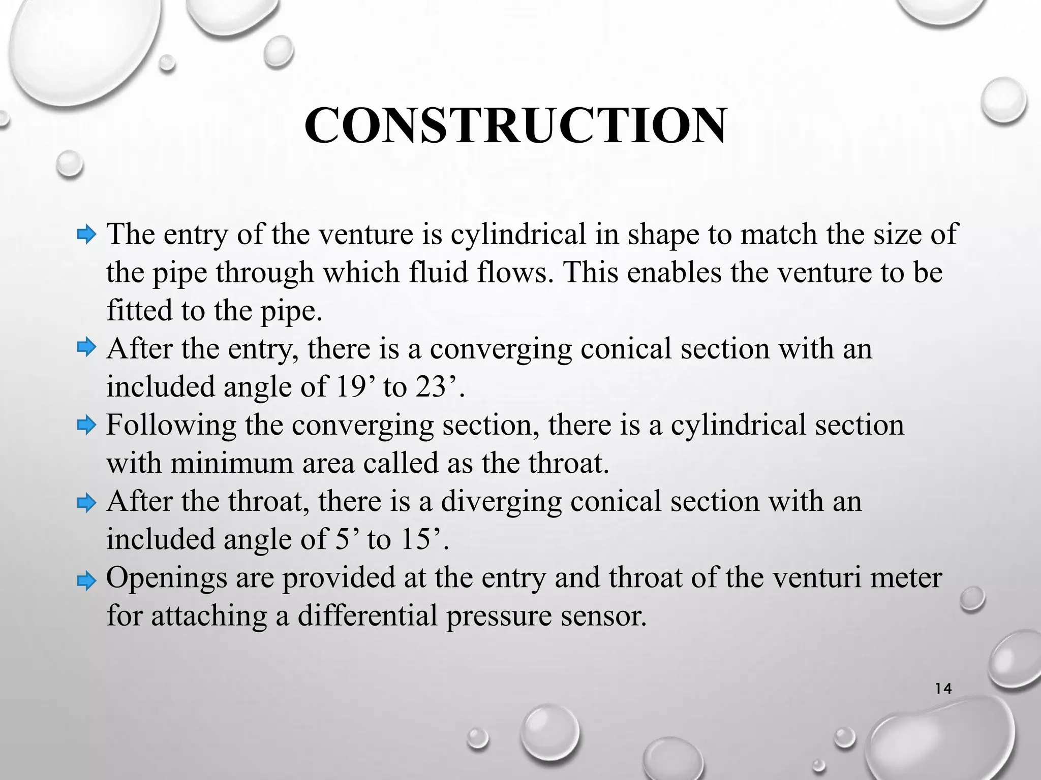 Venturi meter | PPTX