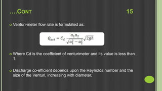 Venturimeter | PPTX
