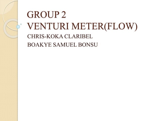 Venturi meter.pptx.ppt