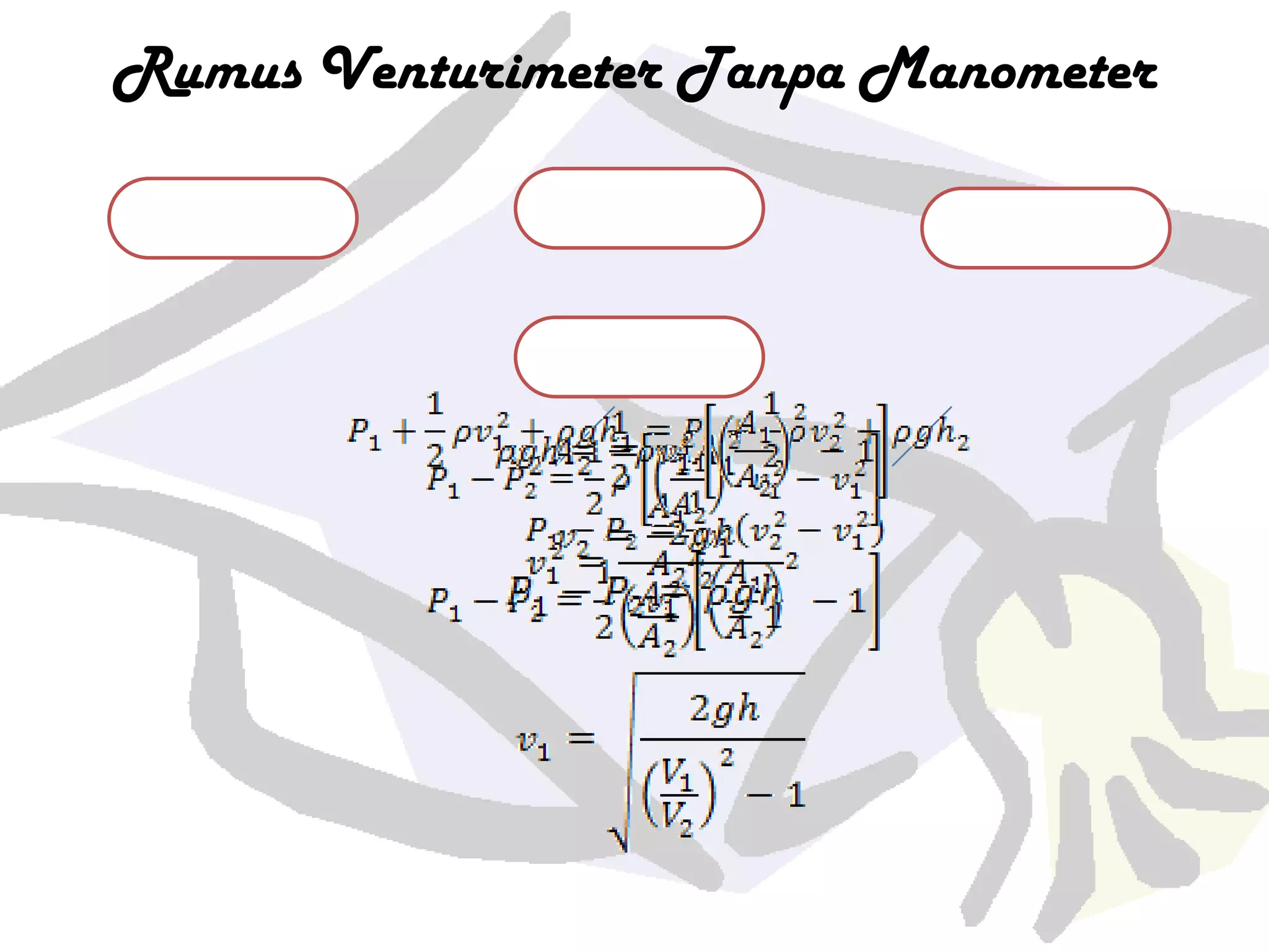 Venturimeter dan tabung pitot | PPTX