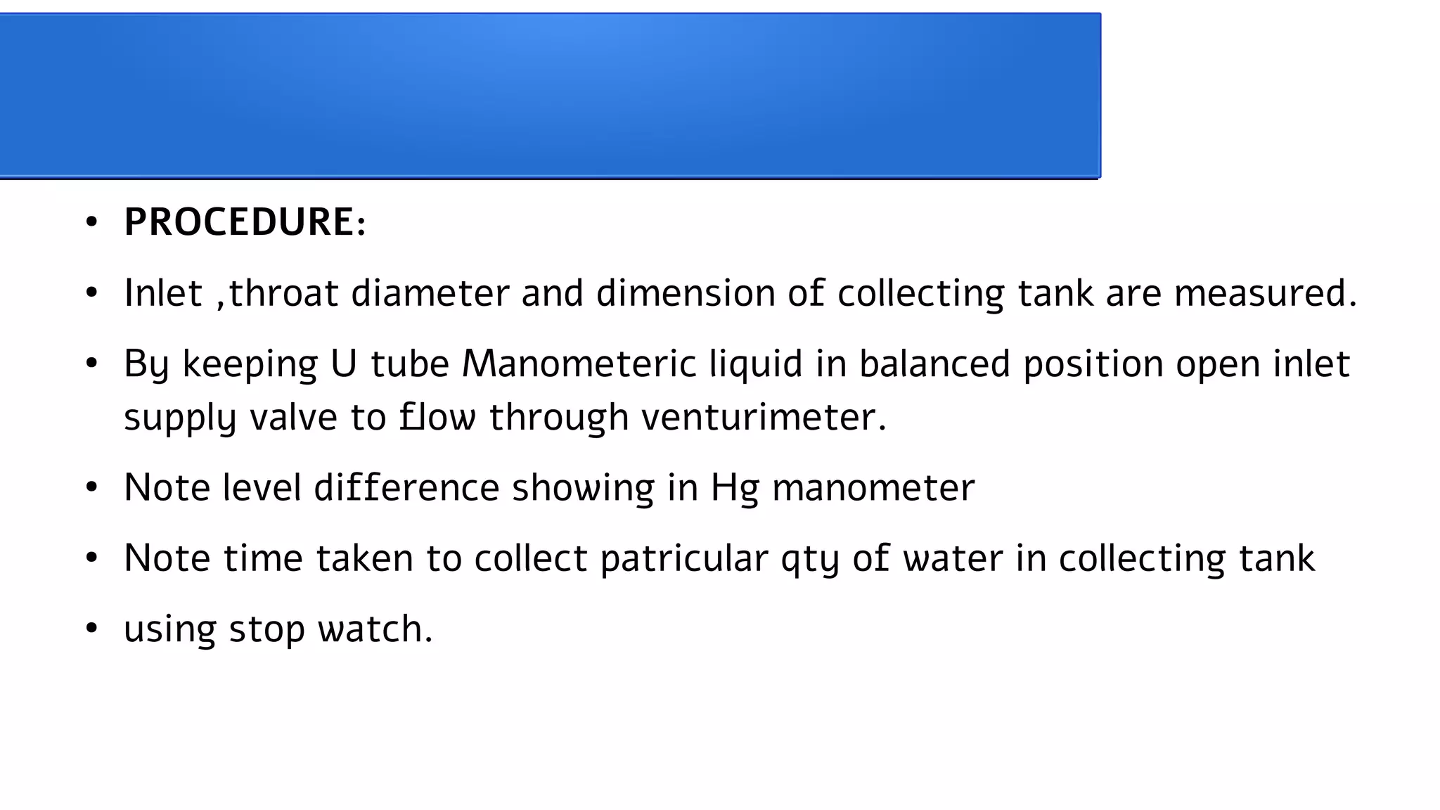 Venturimeter Lab | PDF
