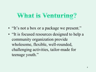 Venturing Presentation for Adults | PPSX