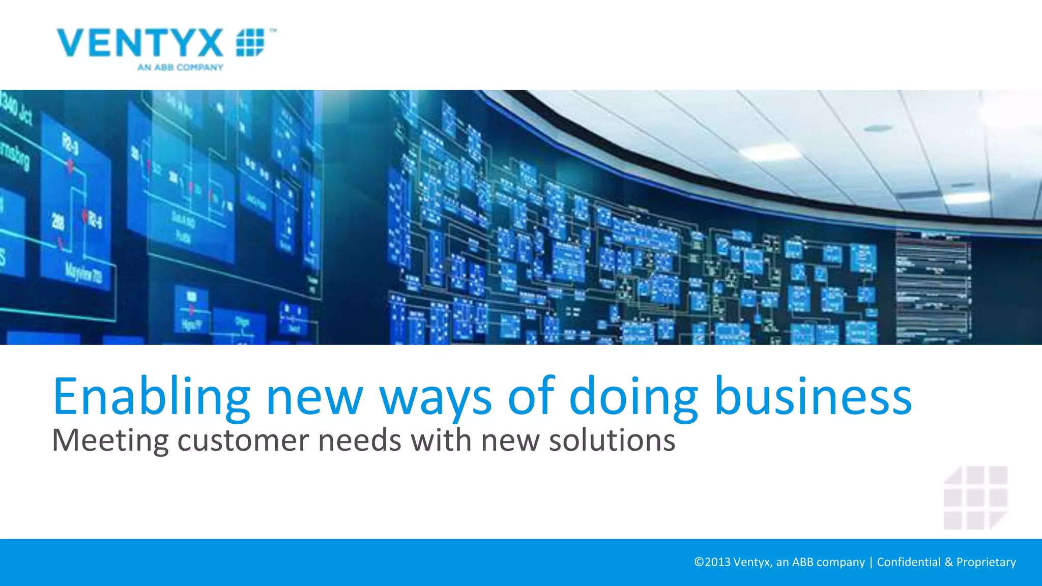 Ventyx corporate presentation | PPT