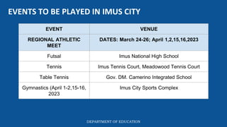 Venue-and-billeting-in-Imus-City.pptx