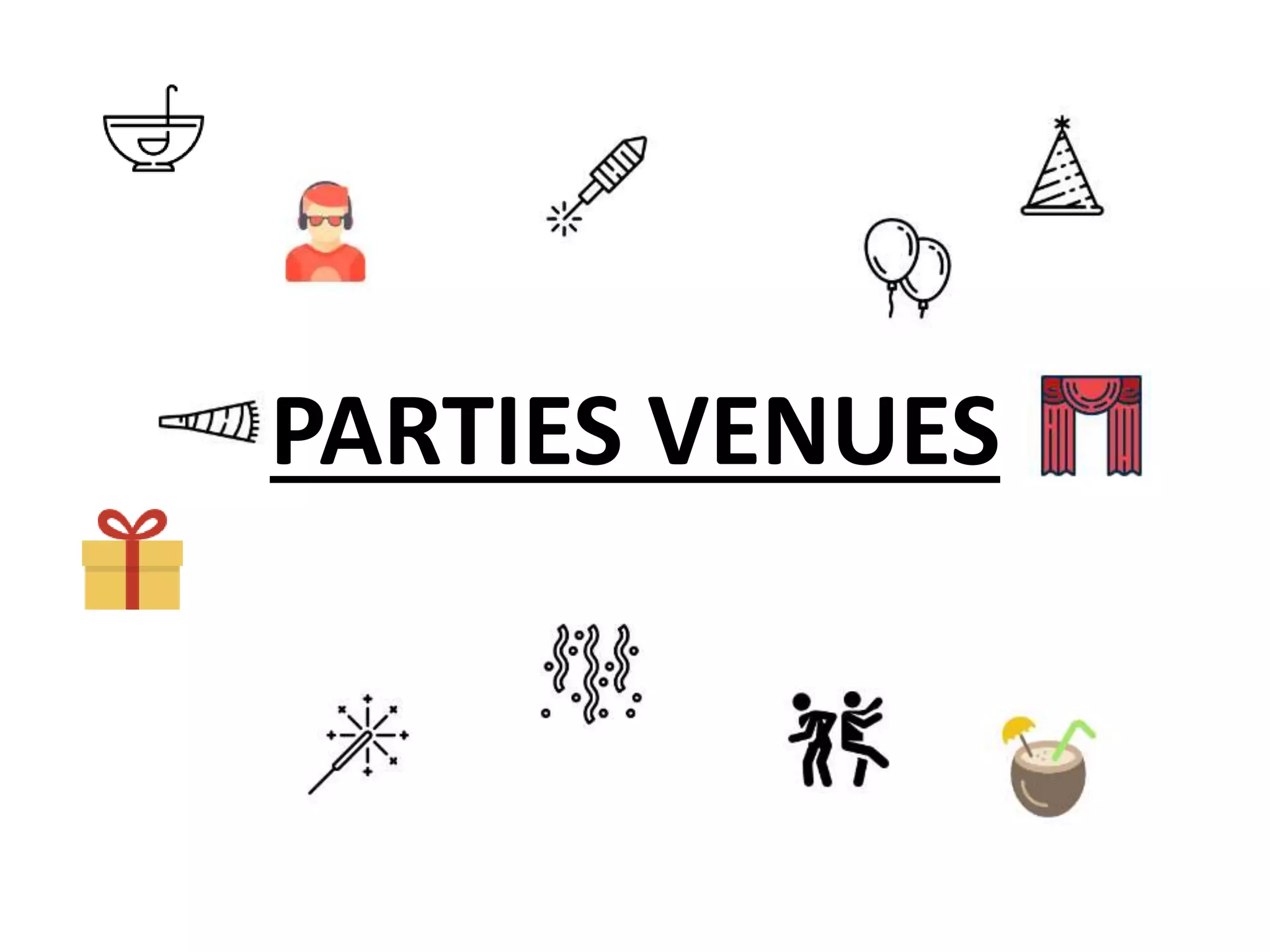 Venues by Types | PPTX