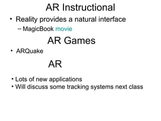 AUGMENTED REALITY PPT's | PPT
