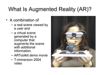 AUGMENTED REALITY PPT's | PPT