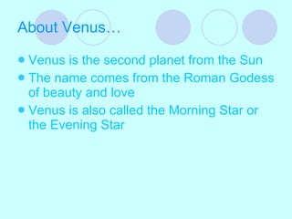Venus | PPT